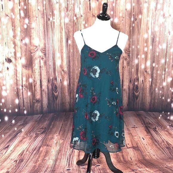 Mudd | Dresses | 8 Mudd Floralprintspaghettistrapdress | Poshmark